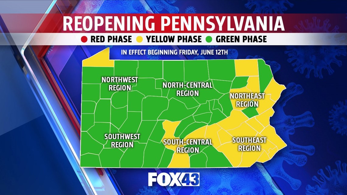 What does it take to go from the yellow to green phase of reopening ...