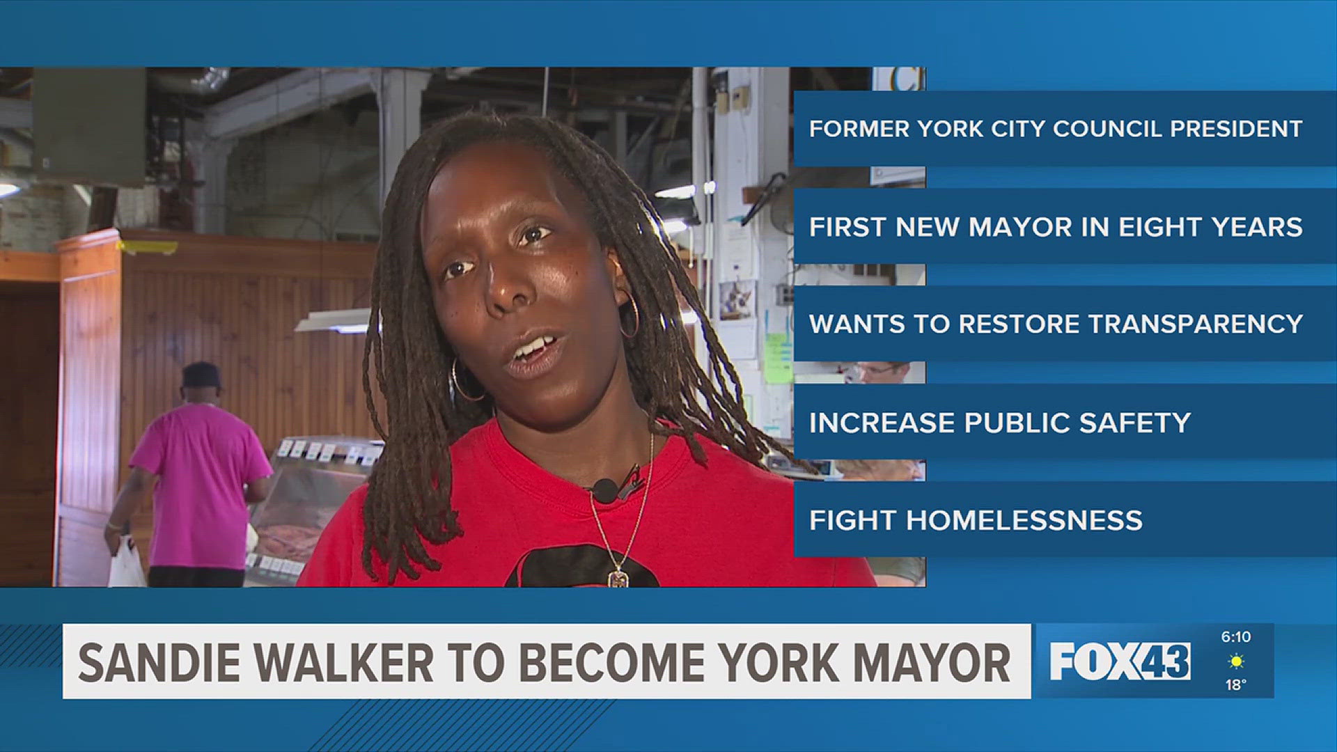 Sandie Walker to be sworn in as York Mayor | fox43.com