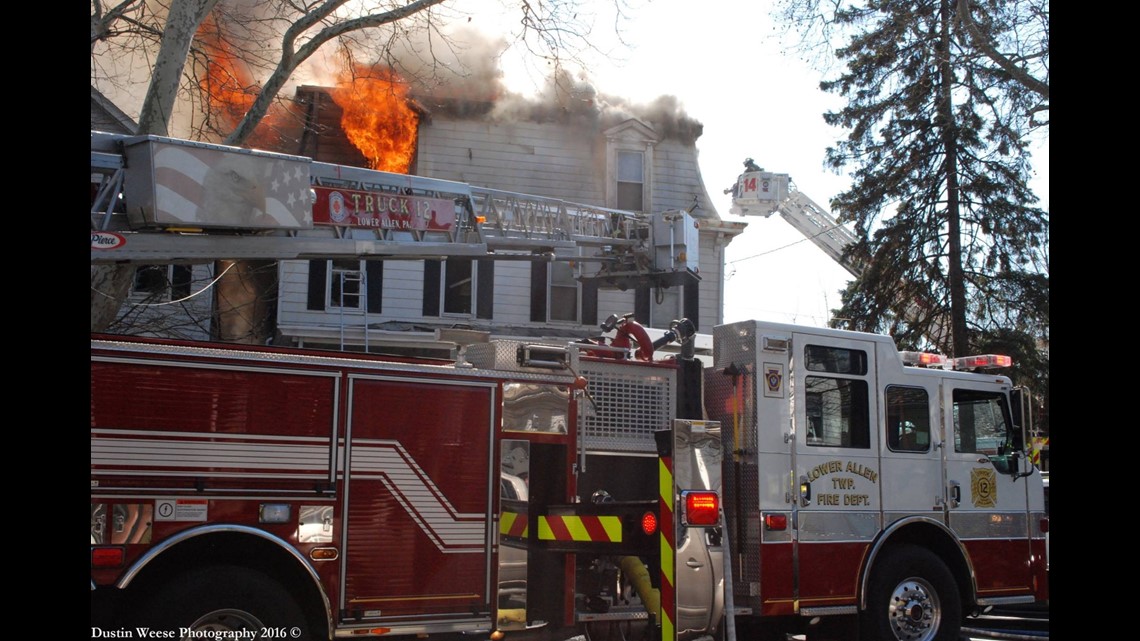 8 people displaced in Lemoyne fire, but still say, ‘We’re lucky ...
