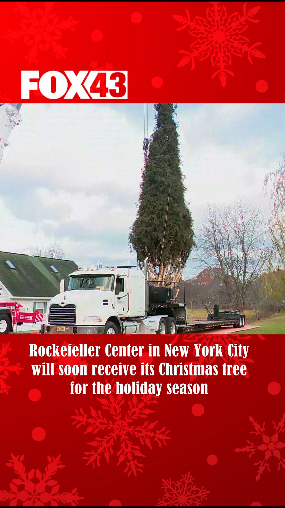 Rockefeller Center will soon receive its Christmas tree for the holiday ...