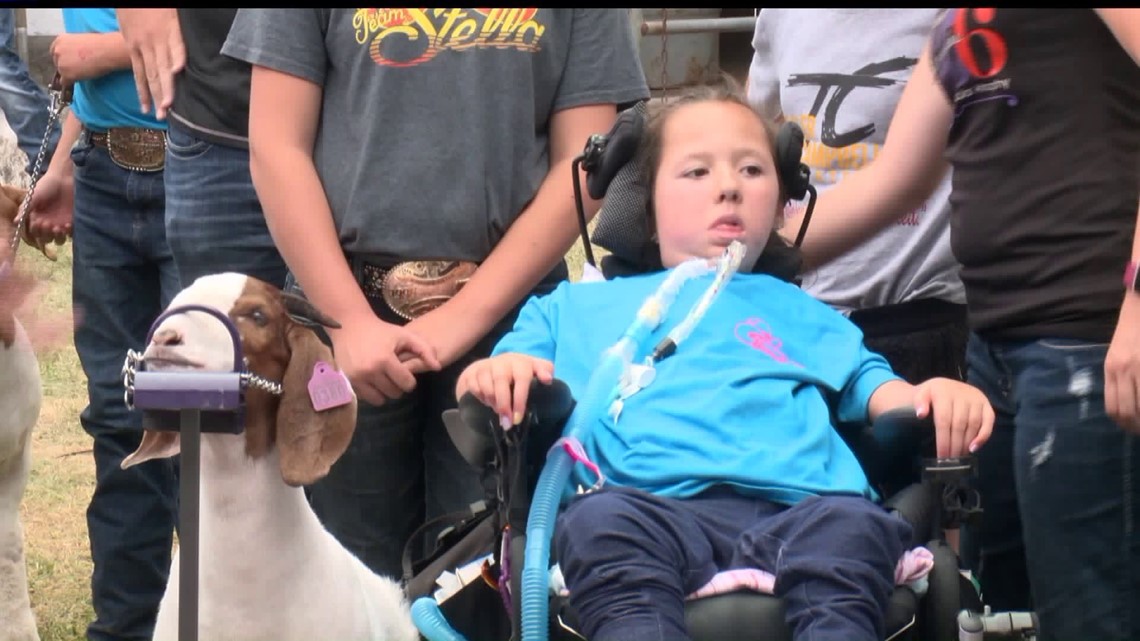 Family receives hateful letter after disabled daughter shows goats in ...