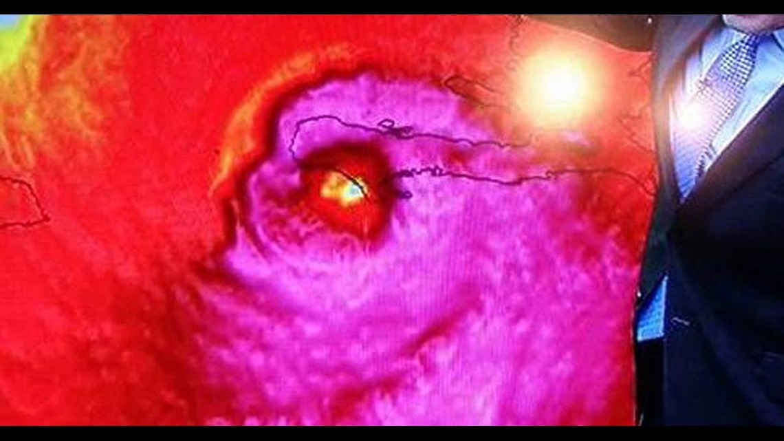 Meteorologist captures eerie satellite image of Hurricane Matthew as it ...