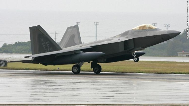 US F-22s intercept Russian jets over Syria, fire warning flares | fox43.com