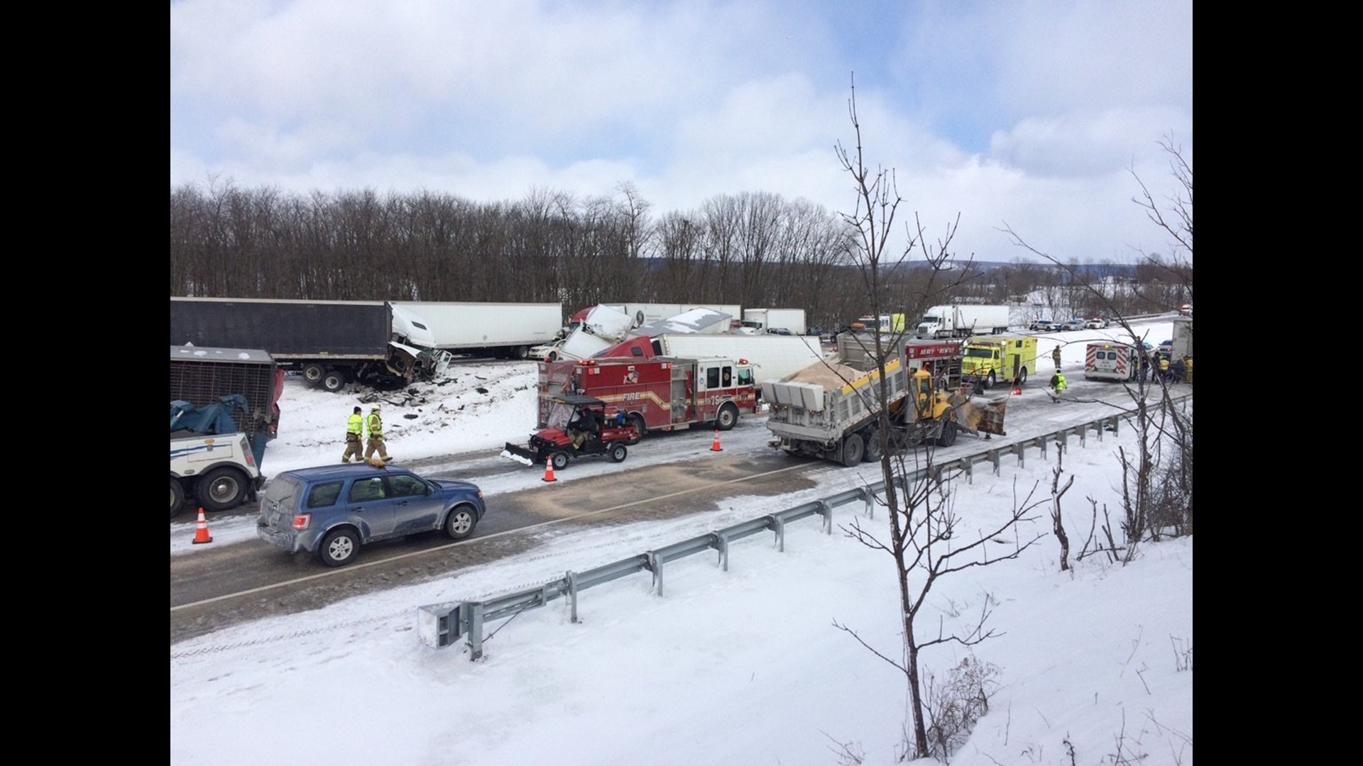 Red Cross on the scene of crash on Interstate 78 in Lebanon County ...