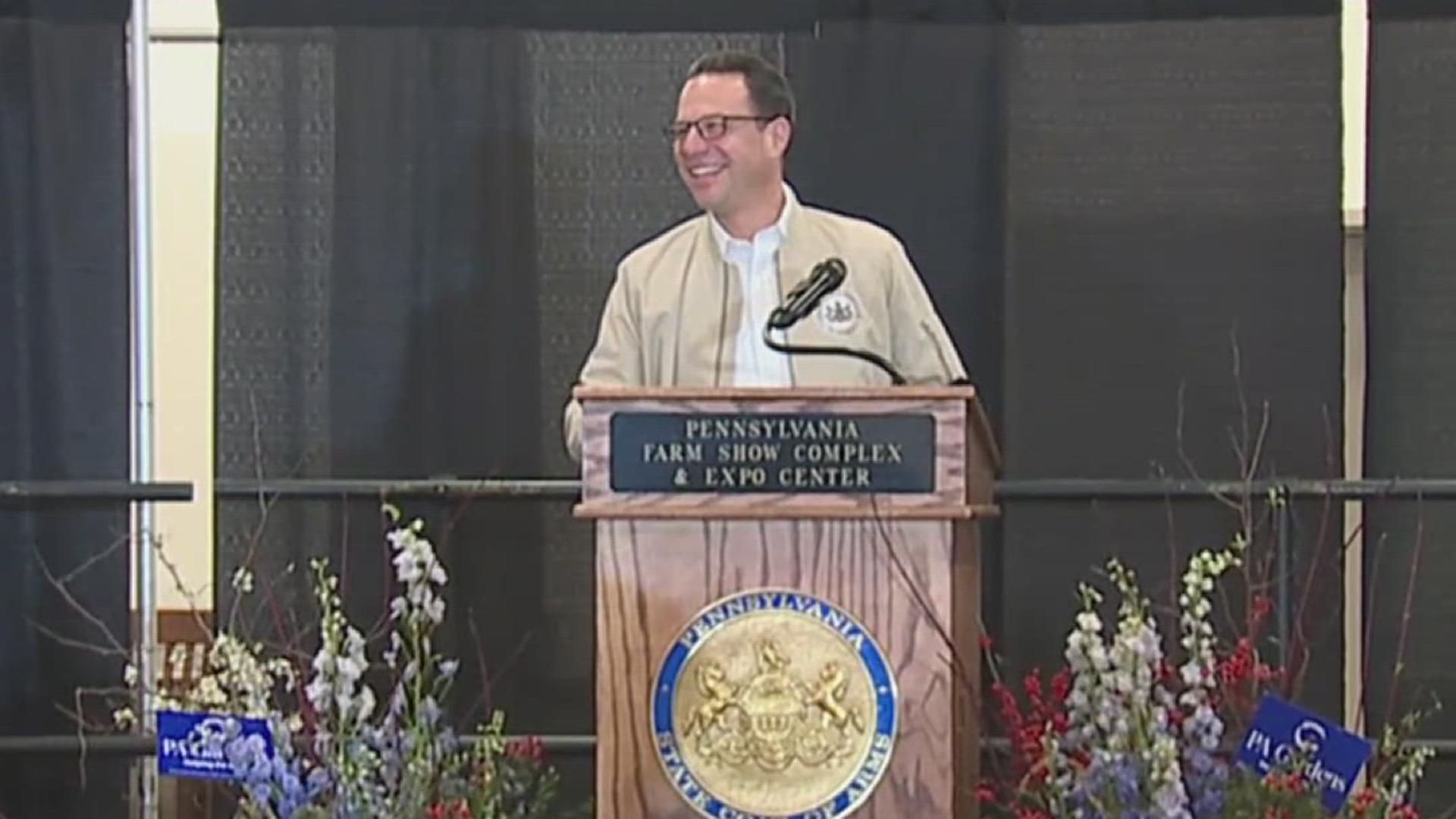 Gov. Shapiro visits Pennsylvania Farm Show to promote agriculture ...