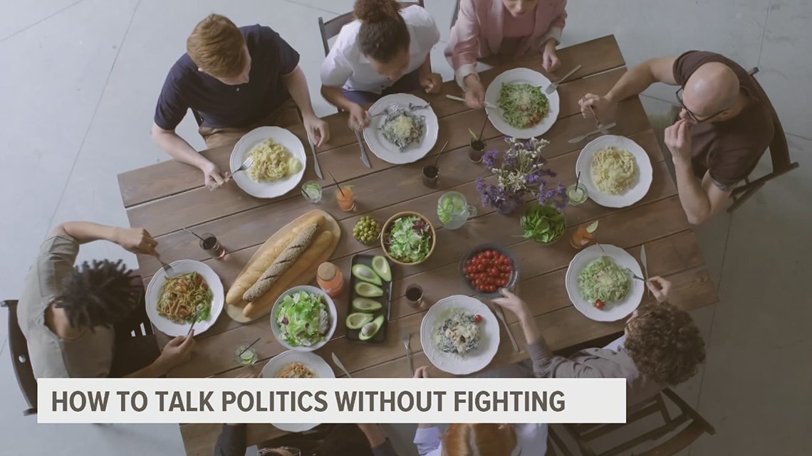 Life coach offers tips on how to talk politics with friends & family ...