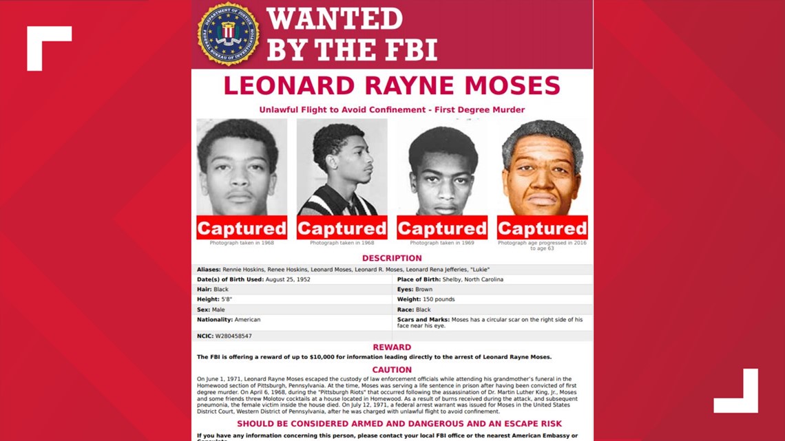 Pennsylvania fugitive captured in Michigan after nearly 50 years on the ...