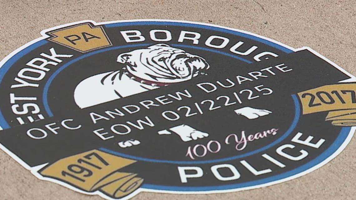 West York Police Chief pays tribute to Officer Andrew Duarte | fox43.com