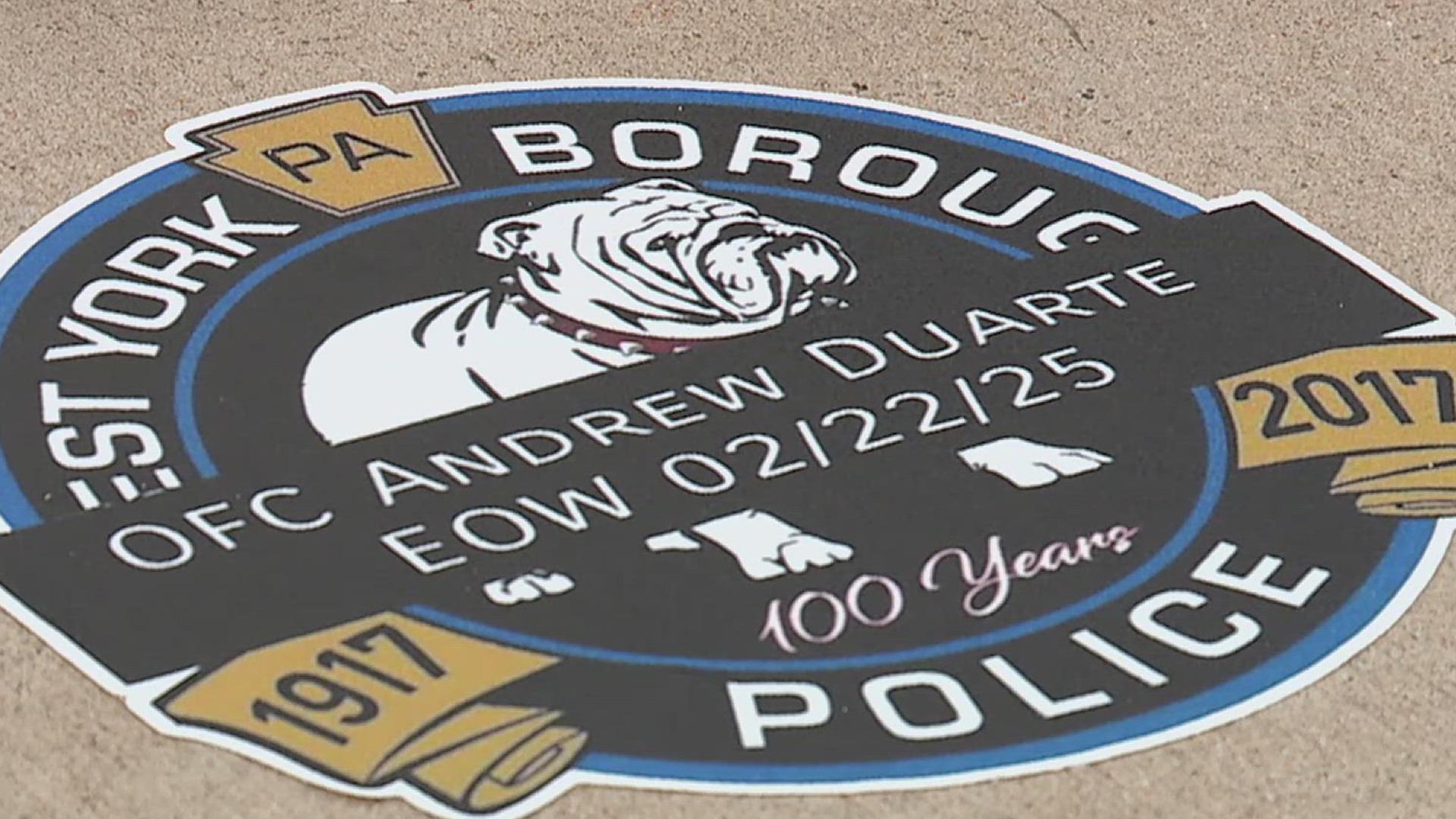 West York Police Chief pays tribute to Officer Andrew Duarte | wnep.com