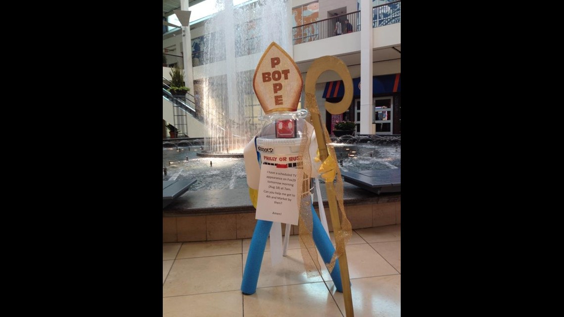 Philly gets another chance with Pope Bot after killing hitchBOT | fox43.com