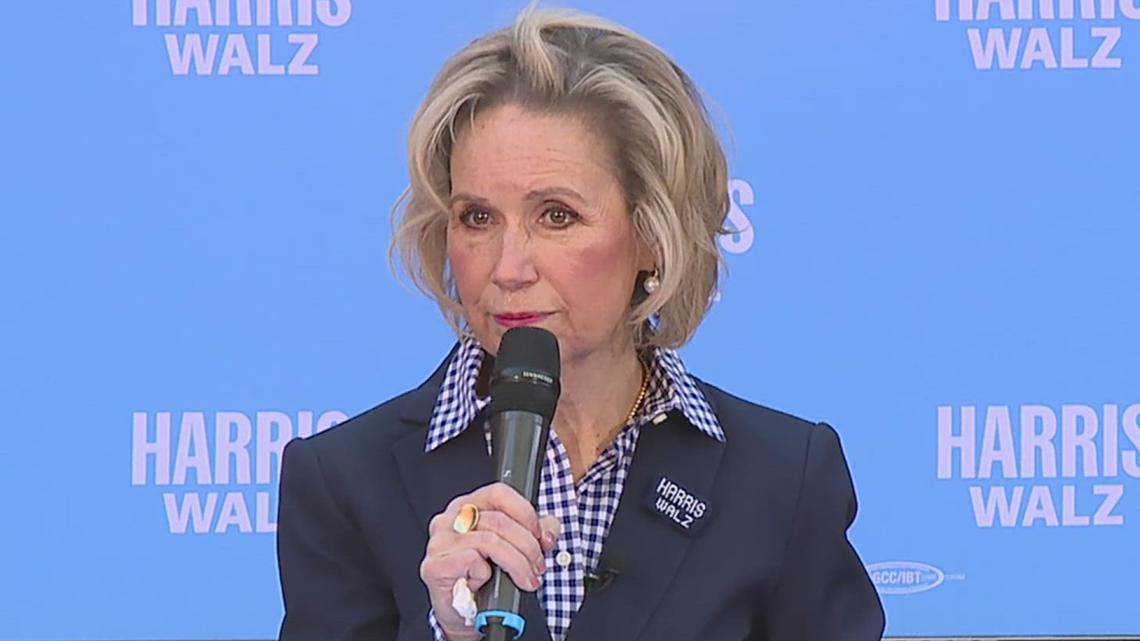 Gwen Walz speaks in Harrisburg | fox43.com