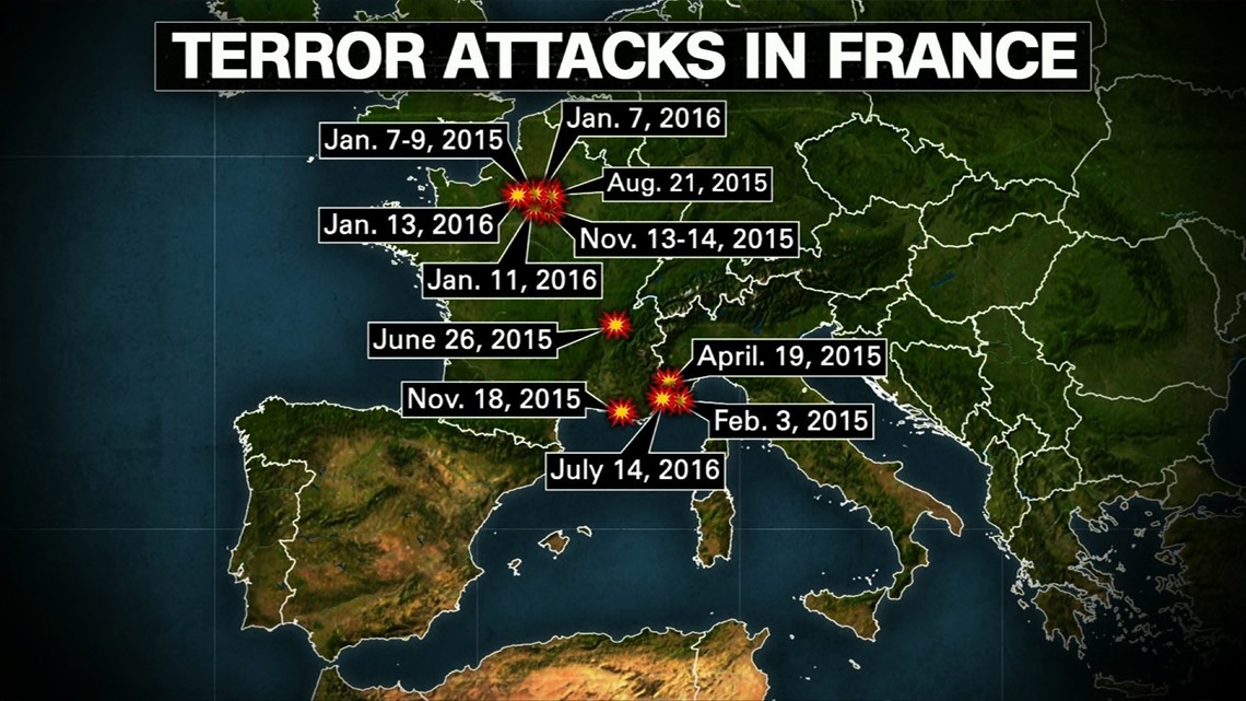 France attack highlights differences in Trump, Clinton terror responses ...