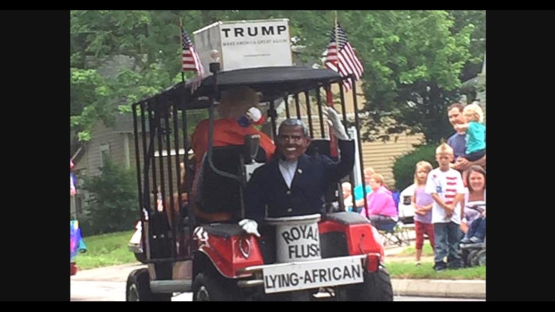 Man drives ‘Lying African’ Obama float in Fourth of July parade | fox43.com