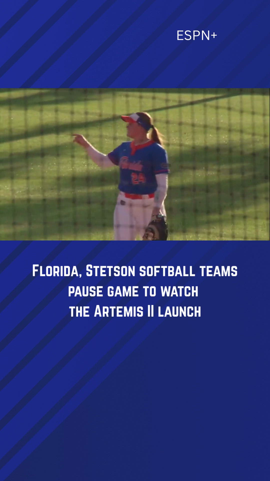 Florida, Stetson softball teams pause game to watch Artemis II launch ...