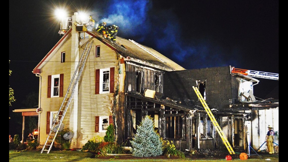 Firefighter hospitalized after Lebanon house fire | fox43.com