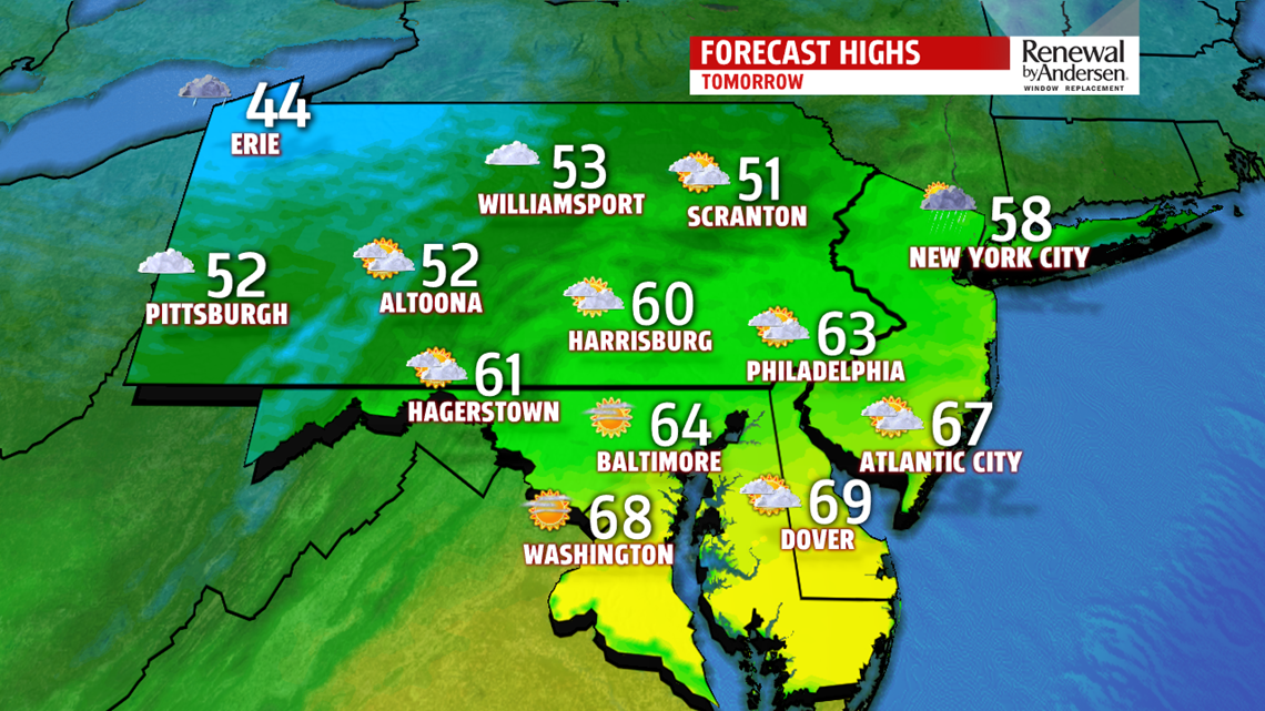 March ends quiet, while April begins with wet weather. | fox43.com