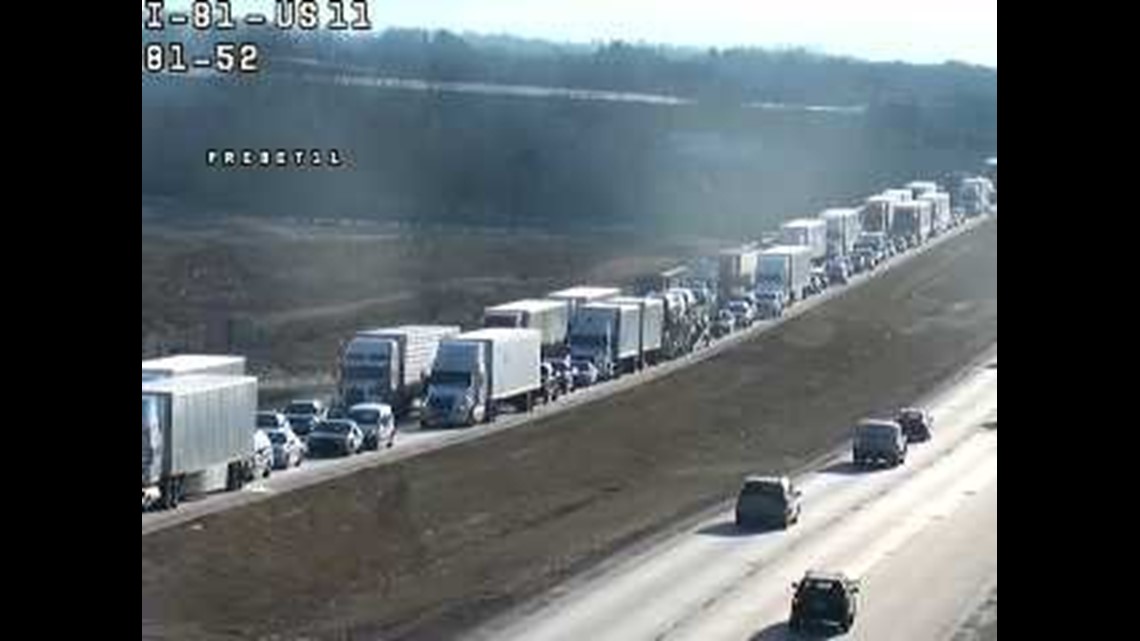 UPDATE: Accident on I-81 North near mile marker 52 now cleared | fox43.com