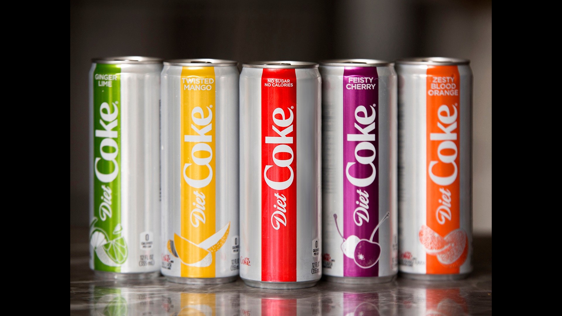 Diet Coke will roll out Ginger Lime, Feisty Cherry, Zesty Blood Orange ...
