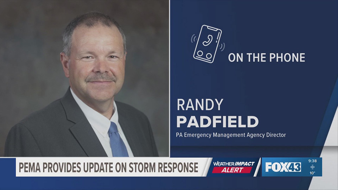 PEMA Director Randy Padfield provides update on winter storm response ...