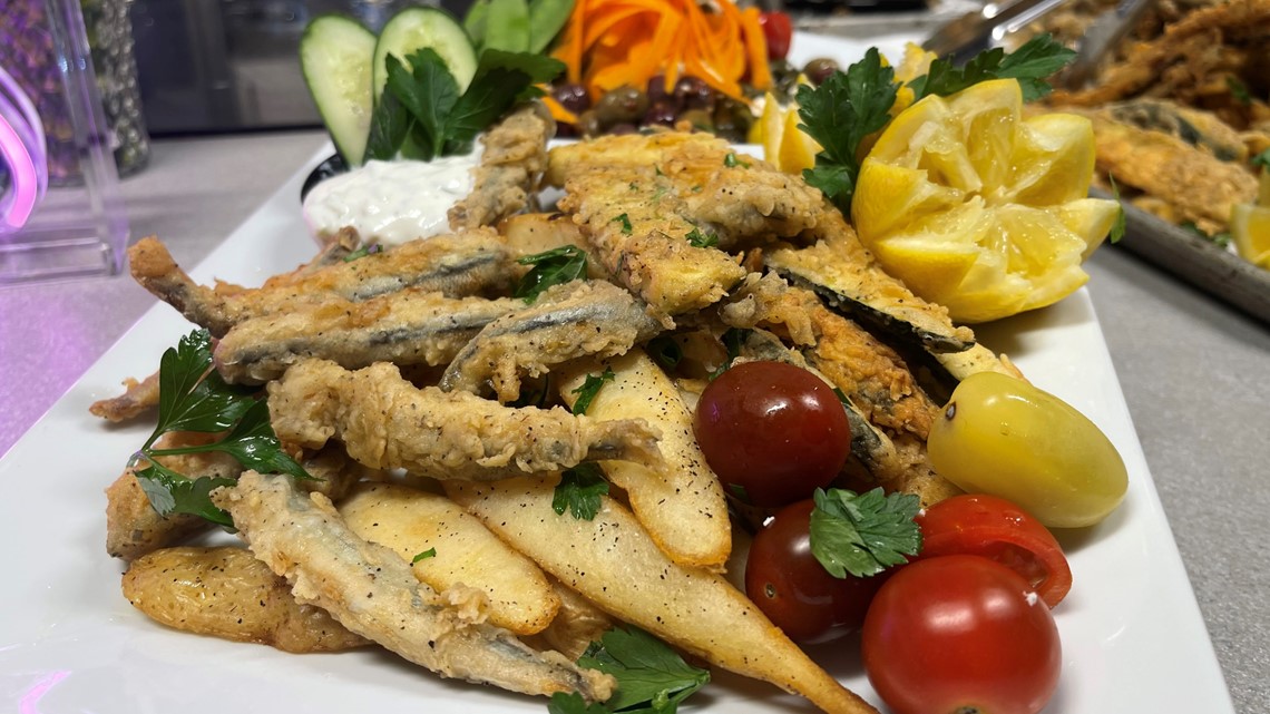 Olivia's teaches you how to put on a Greek style fish fry | fox43.com
