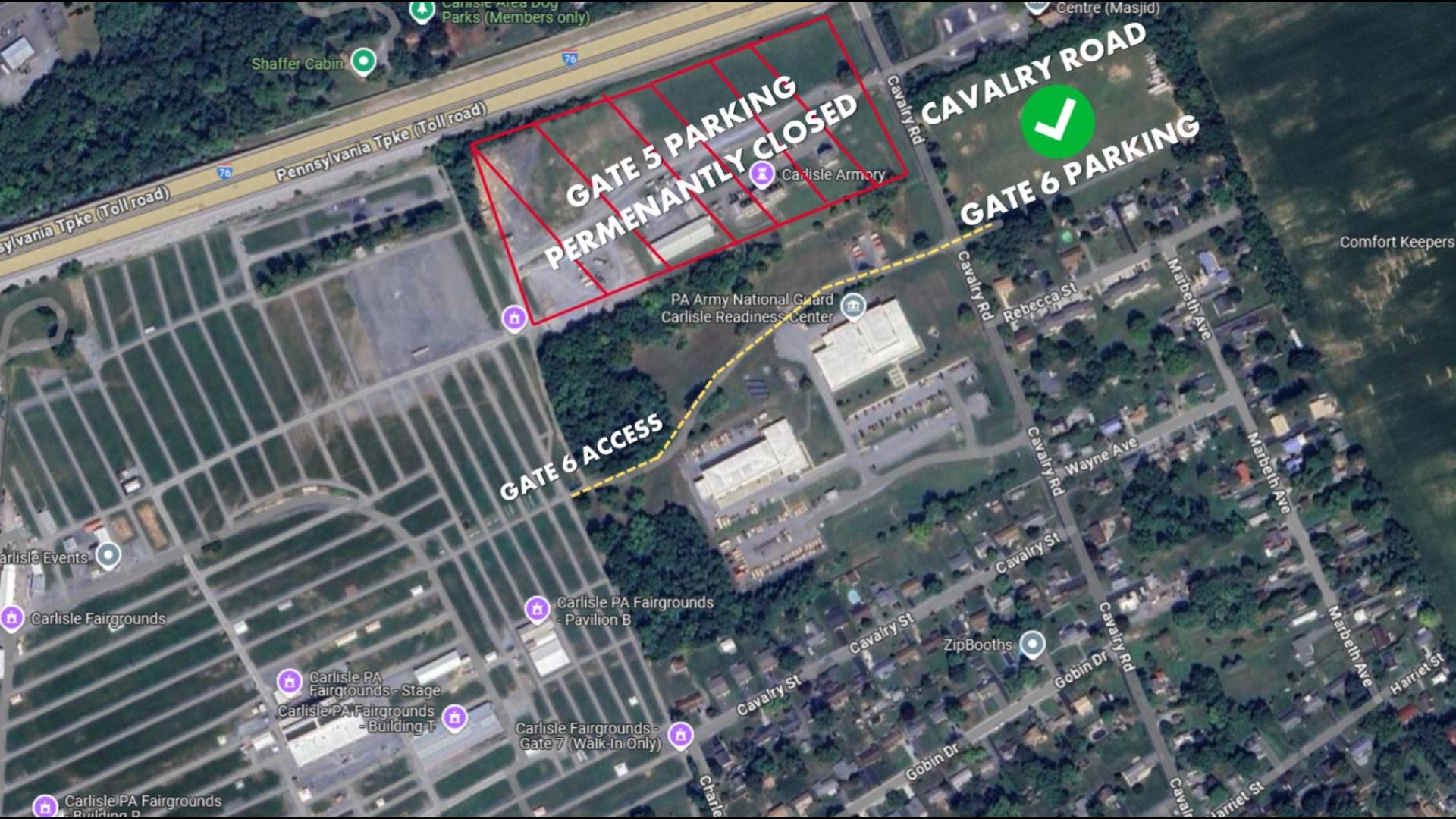 Carlisle Fairgrounds Announces 2025 Parking Changes | fox43.com