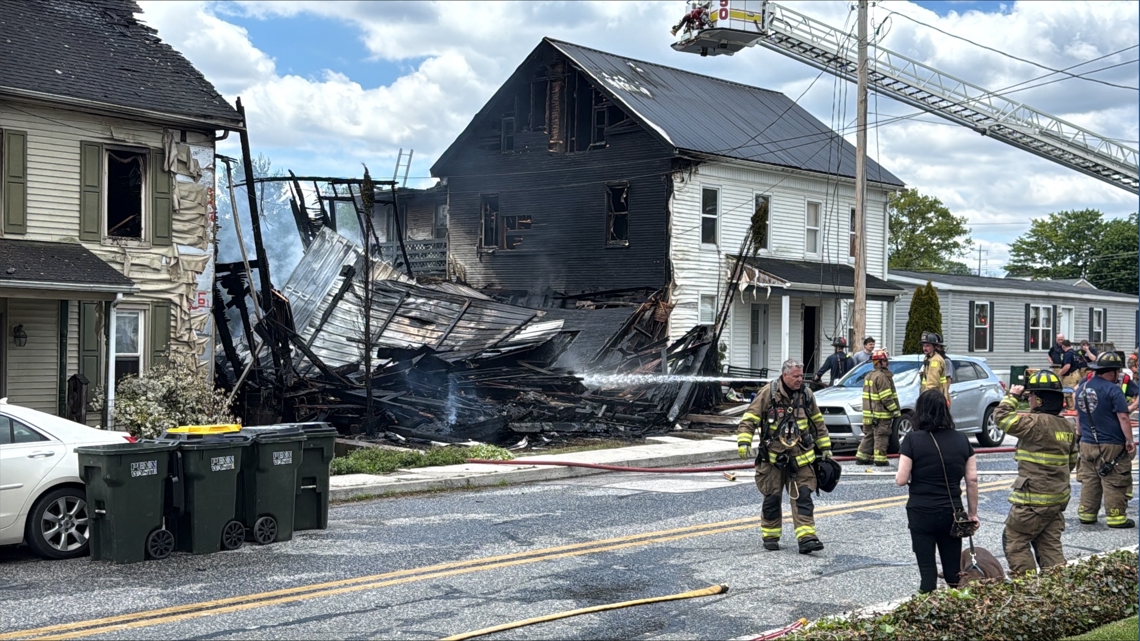 Crews respond to 3-alarm house fire in West Manchester Township, York ...