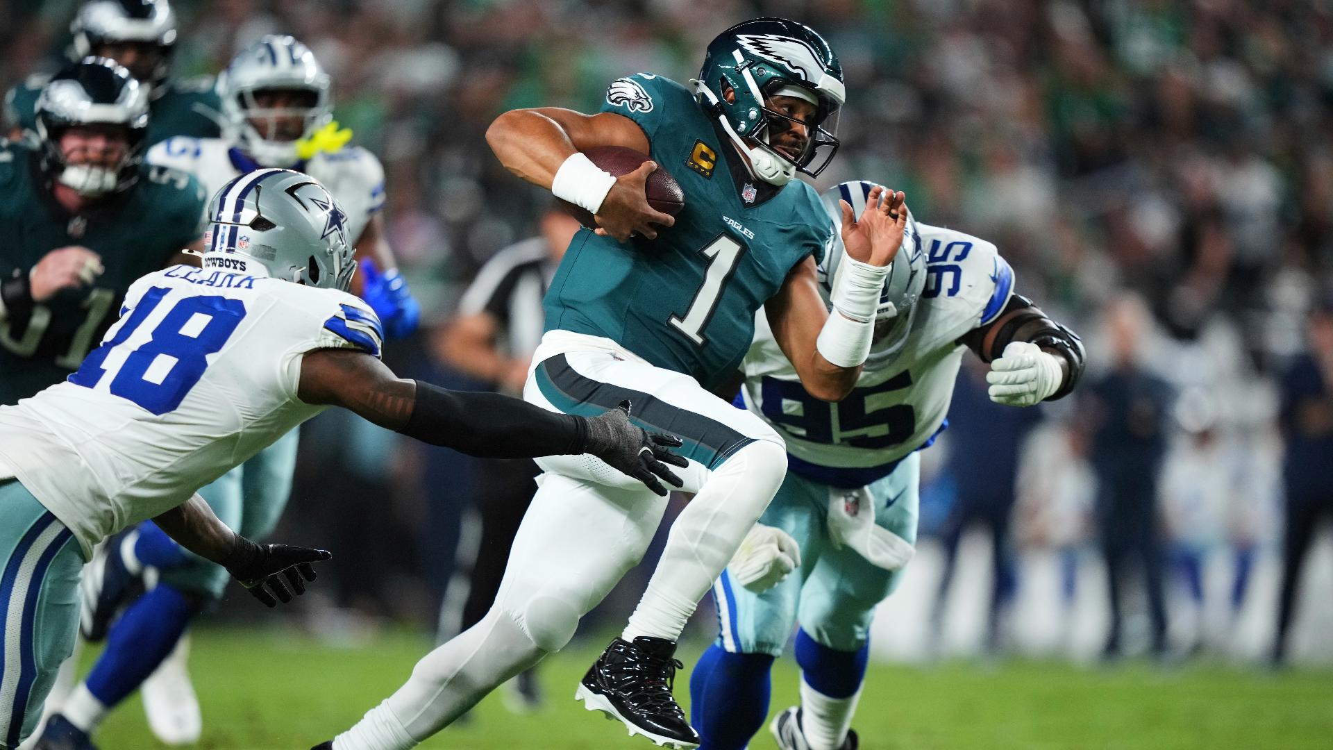 Eagles kick off 2025 season with wild 24-20 win over rival Cowboys ...