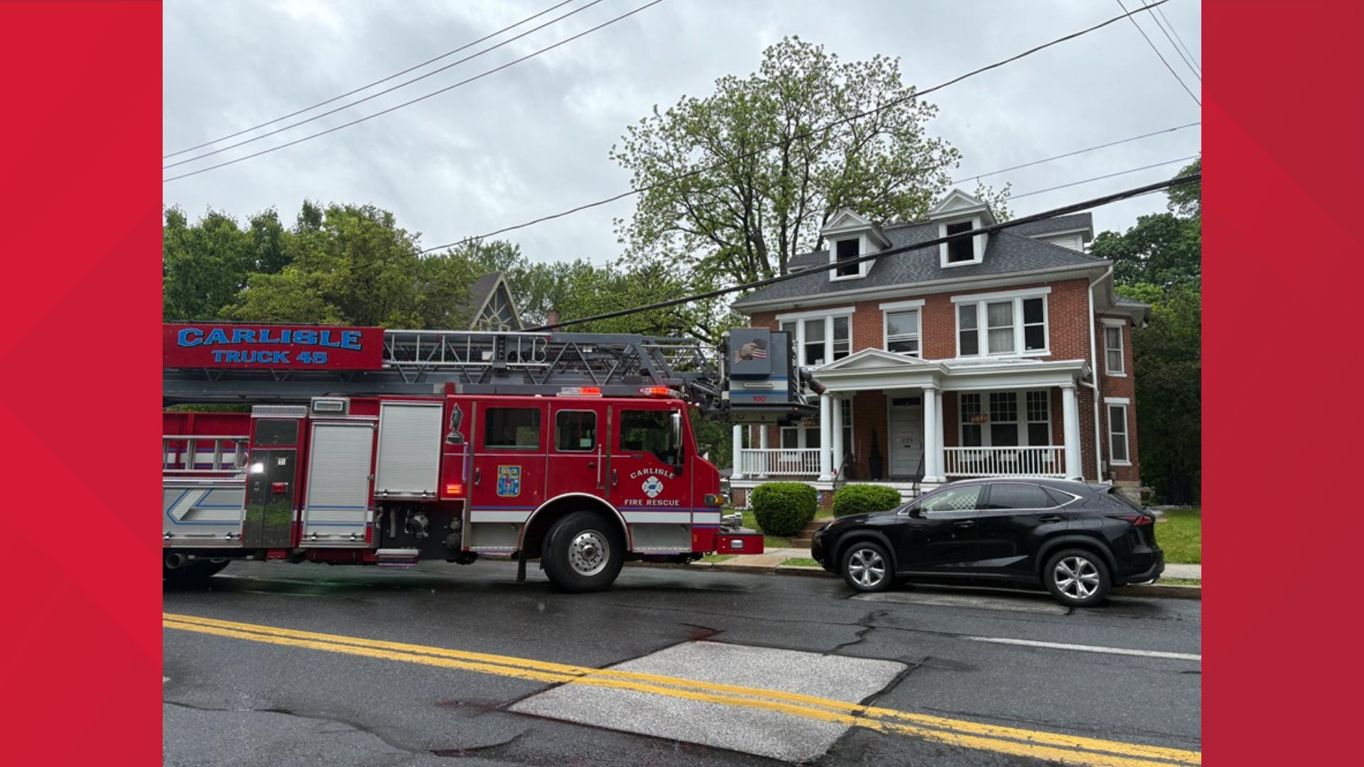 Carlisle house fire displaces seven people | fox43.com
