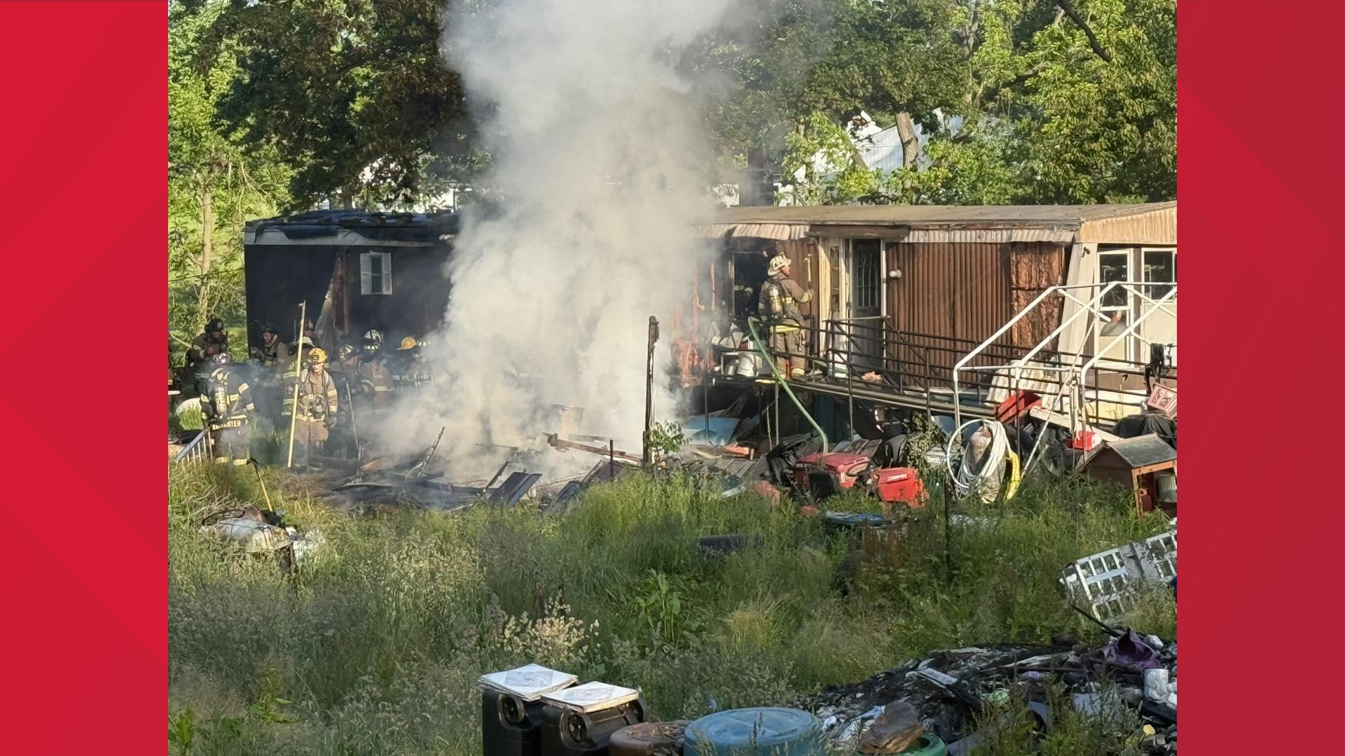 Shed catches on fire in York County | fox43.com