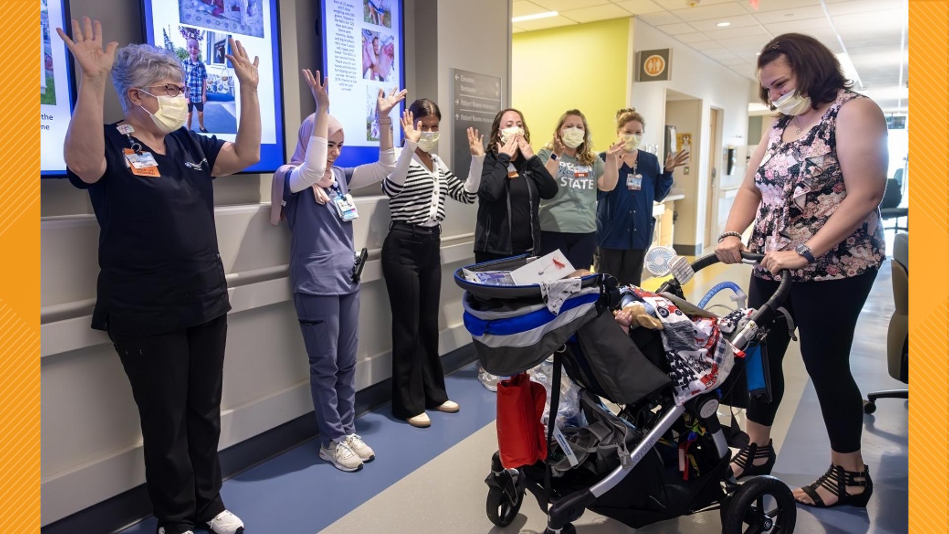 Penn State Health NICU baby released from hospital 9-months after birth ...