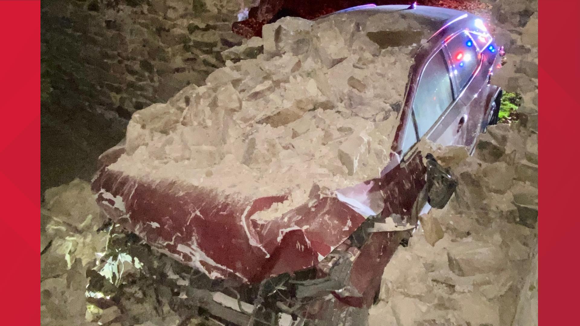 Car crashes into 200-year-old York building, driver fled scene | fox43.com