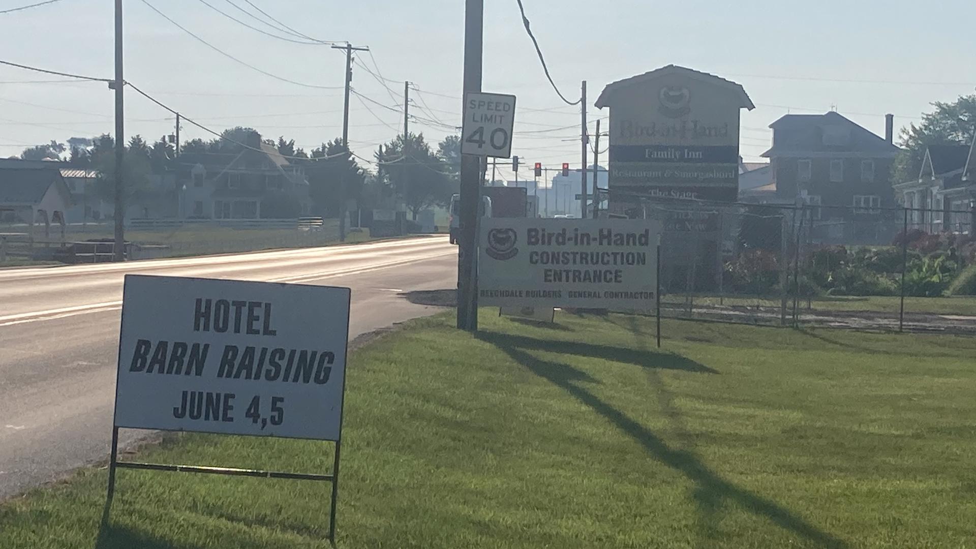 Bird-In-Hand Family Inn begins rebuilding after 2023 explosion | fox43.com
