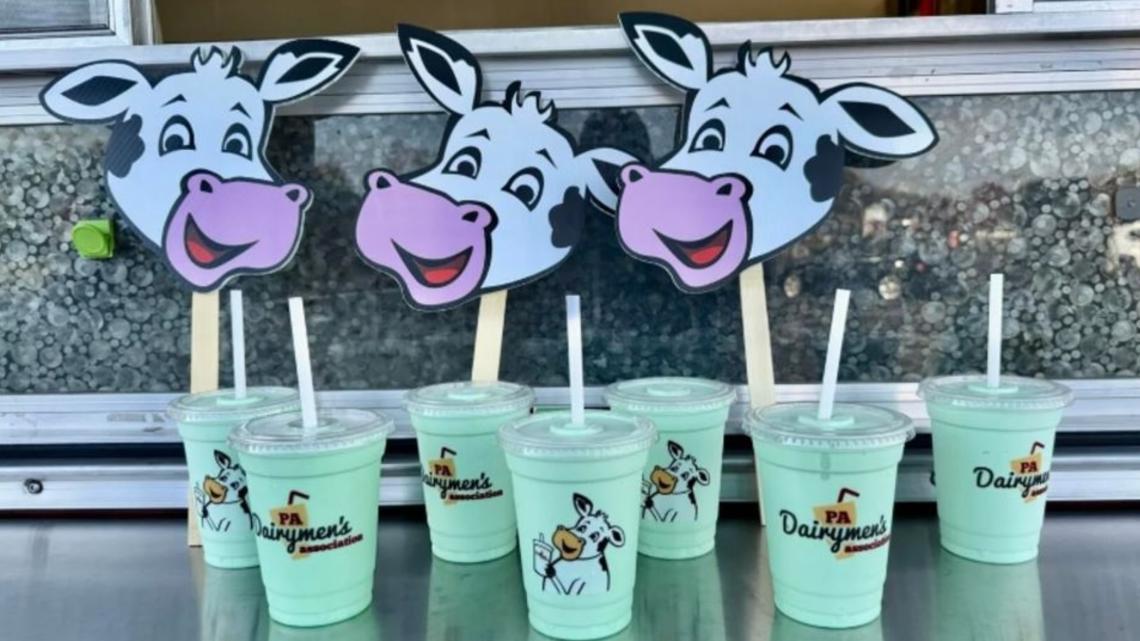 Mint-flavored milkshakes to debut at 2025 Farm Show | fox43.com