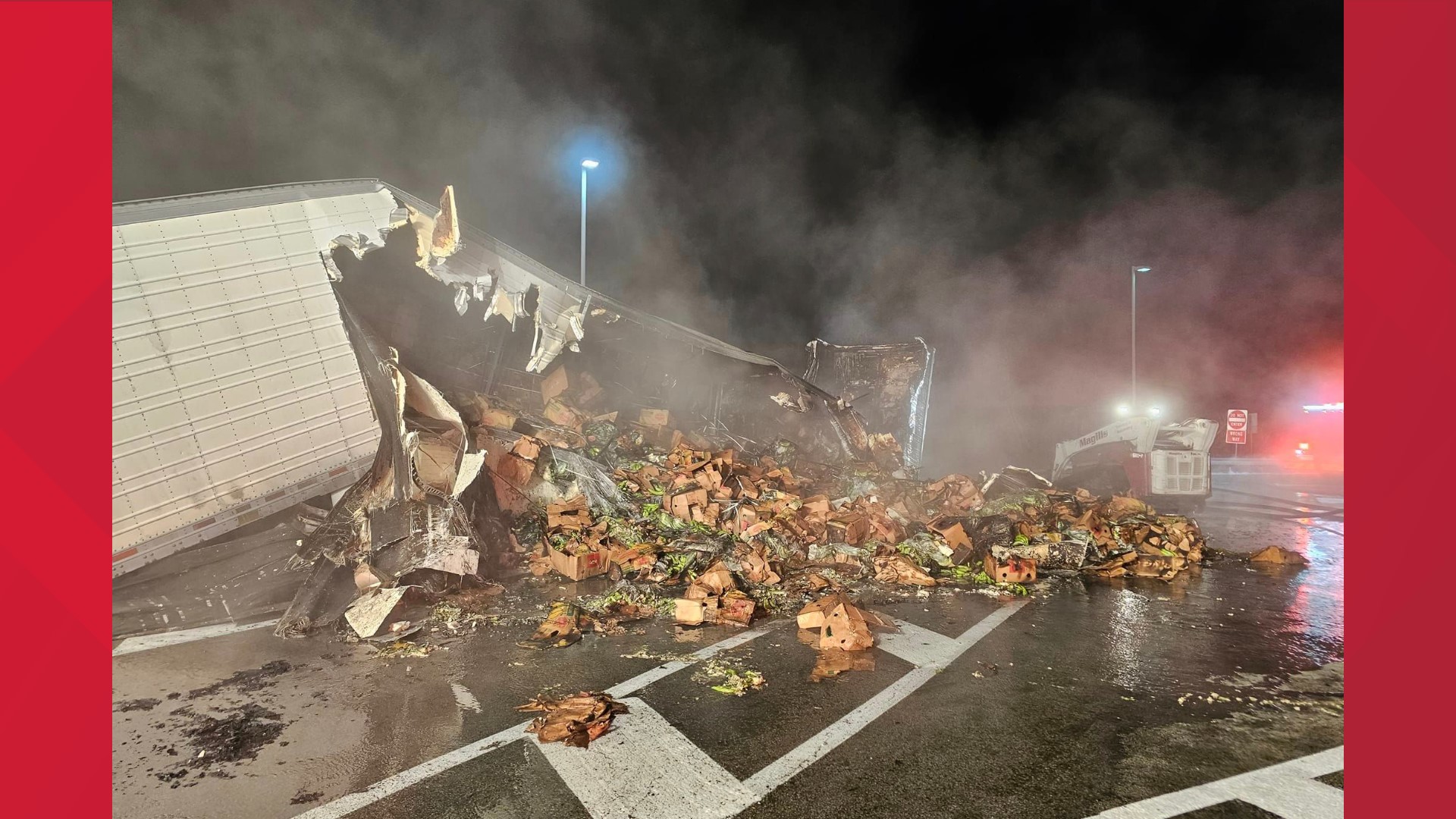 Western Pa. crews fight Turnpike banana spill | fox43.com