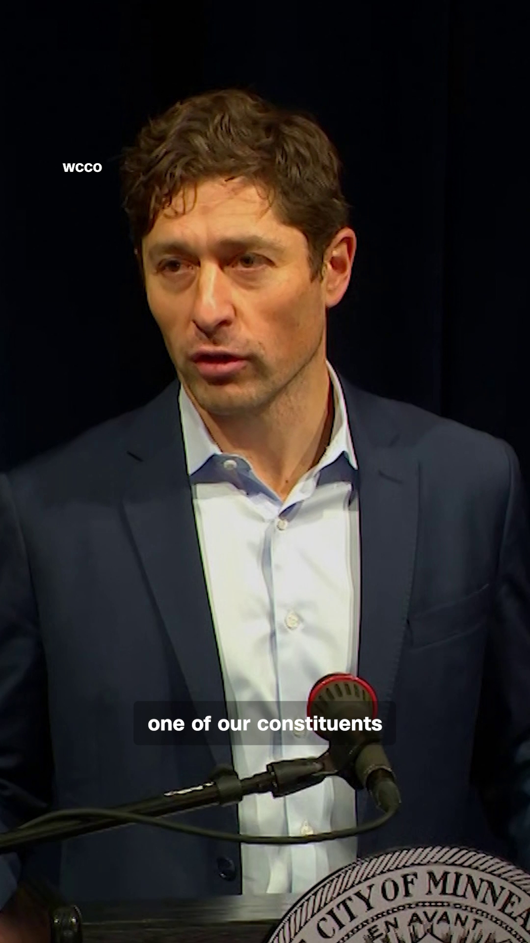 Minnesota Gov. Jacob Frey speaks with the media after fatal ICE ...