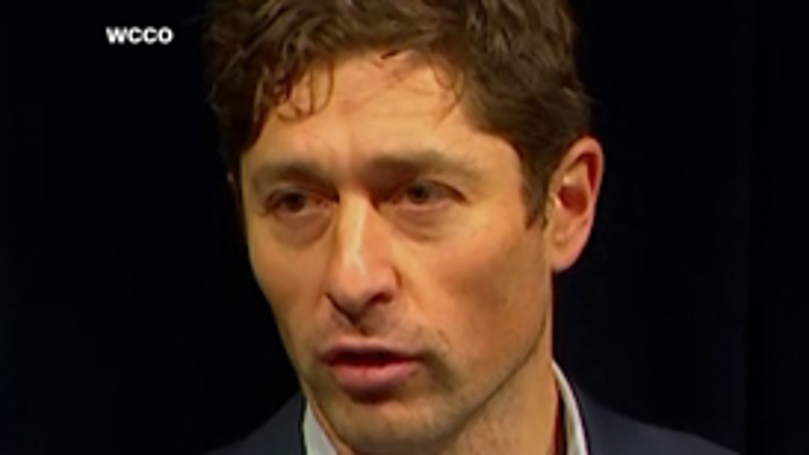 Minnesota Gov. Jacob Frey speaks with the media after fatal ICE ...