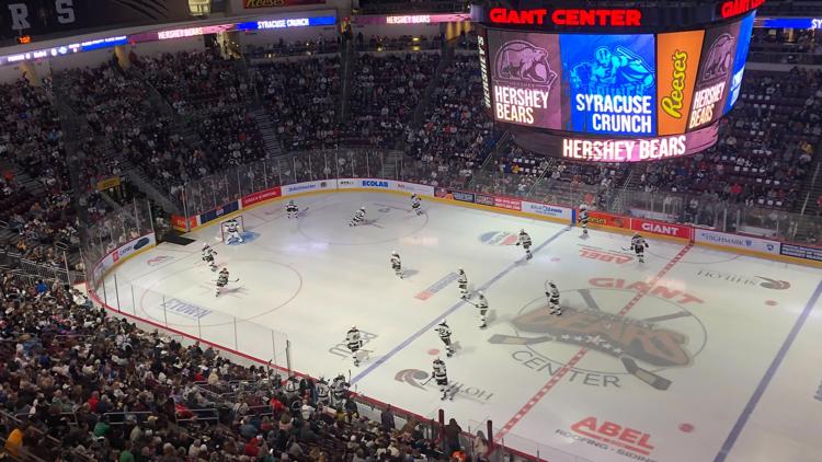 Syracuse Crunch rally past Hershey Bears in overtime for comeback win | fox43.com