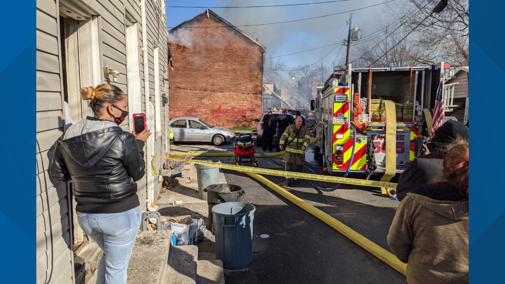 Multiple homes damaged and 11 displaced after three-alarm fire in York ...