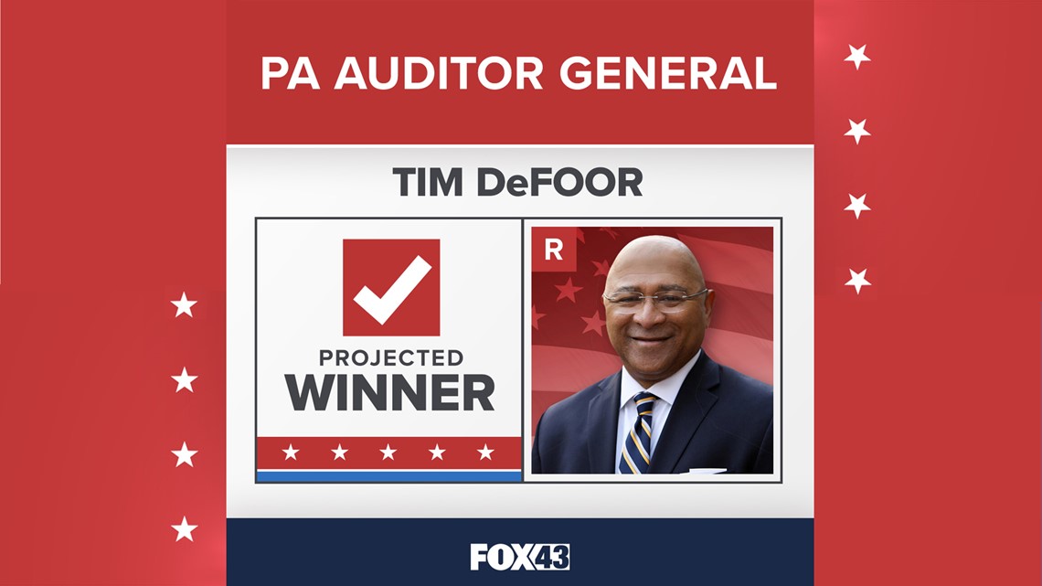Republican Timothy DeFoor is Pennsylvania’s next auditor general after ...
