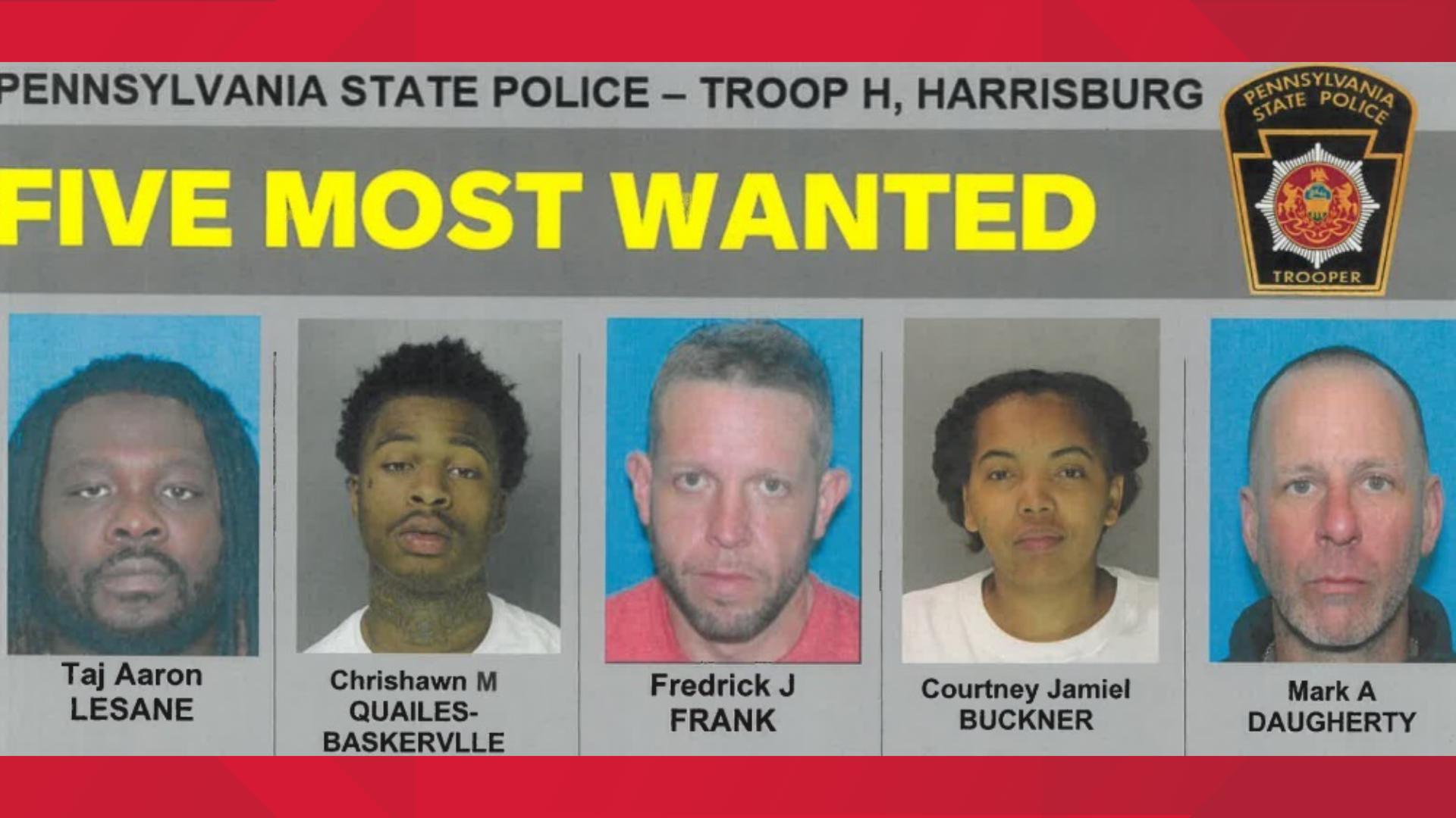 Five Most Wanted people in Harrisburg revealed by police | fox43.com