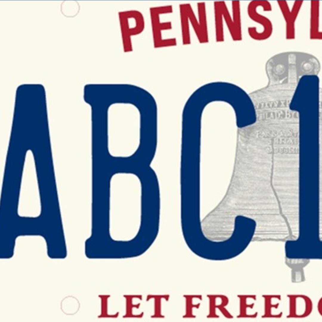 How to get the new Pa. license plate for America's 250th birthday ...