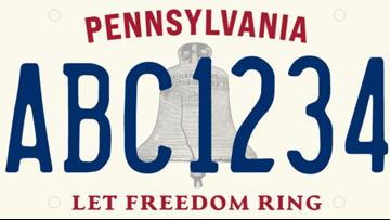 How to get the new Pa. license plate for America's 250th birthday ...