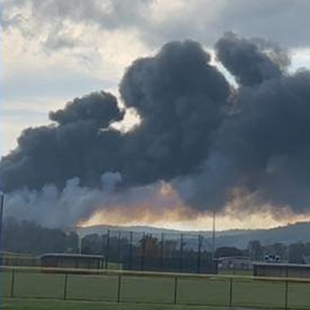 Large mulch fire spreading in York County | fox43.com