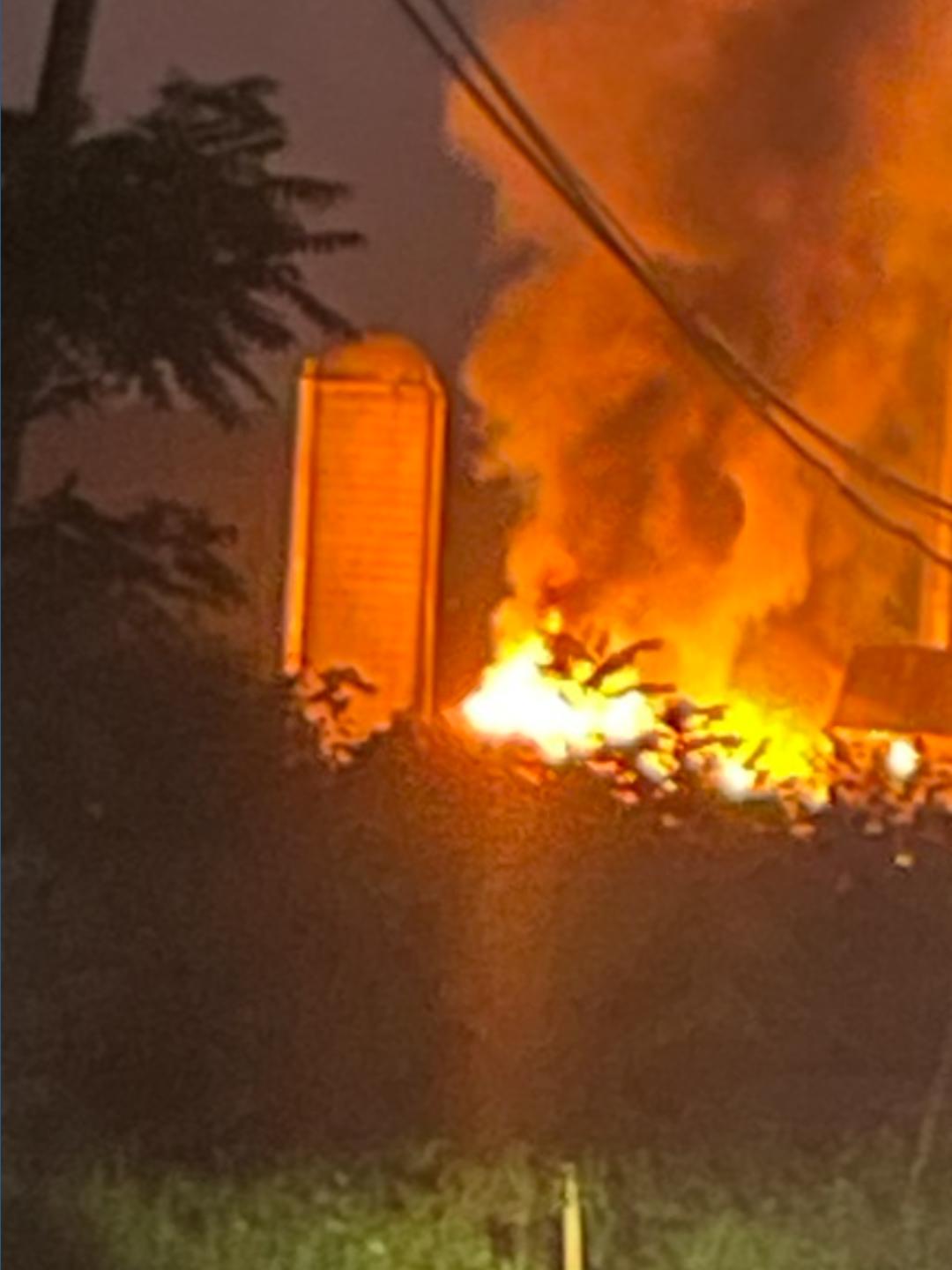 Crews respond to silo fire in Lebanon County | fox43.com