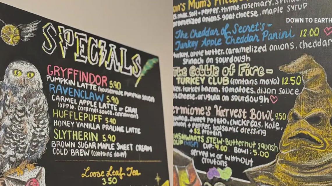 New Harry Potter themed menu at Cumberland County coffee shop | fox43.com