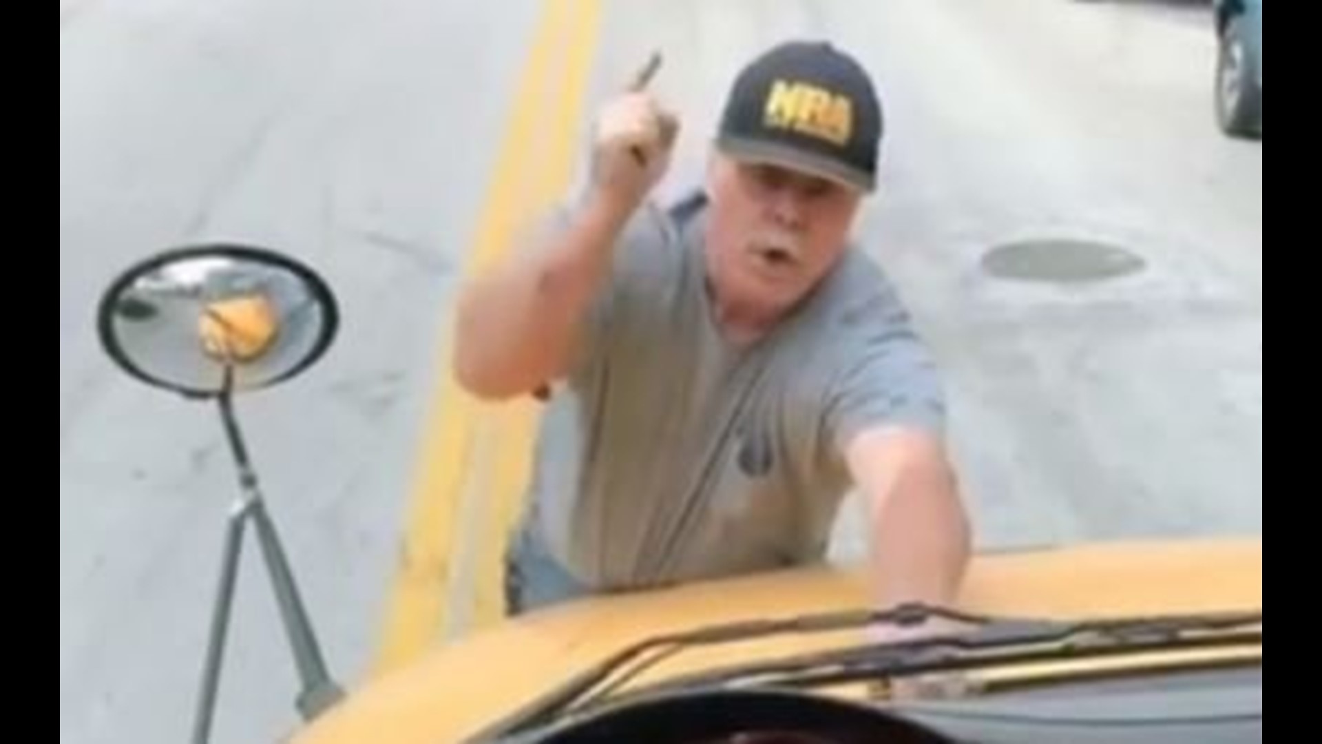 Video captures angry Maryland man riding on the front of a moving ...