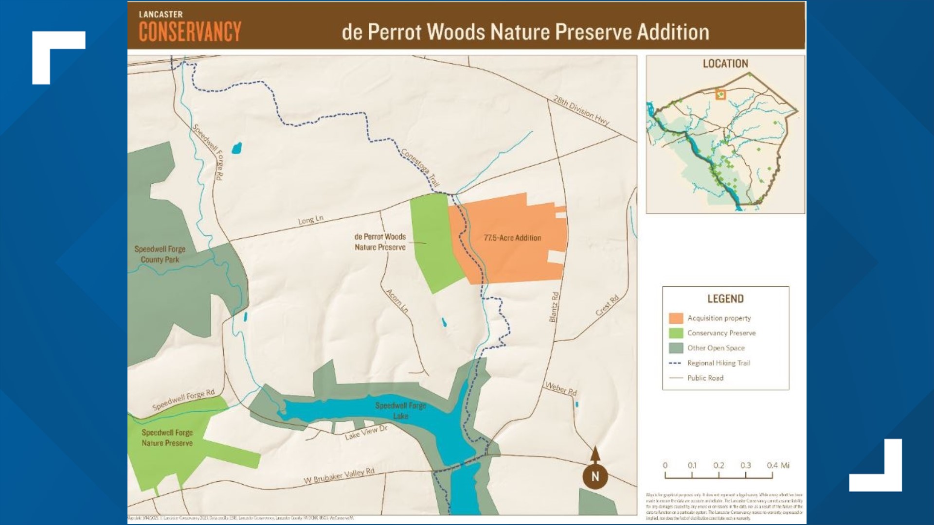 Lancaster Conservancy announces acquisition of 77-acre tract of land ...