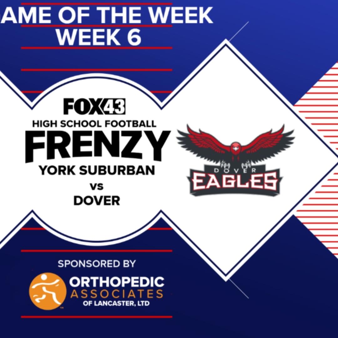 York Suburban at Dover | FOX43 High School Football Frenzy Game of the ...