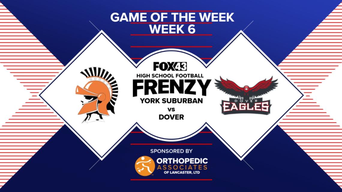 York Suburban at Dover | FOX43 High School Football Frenzy Game of the ...