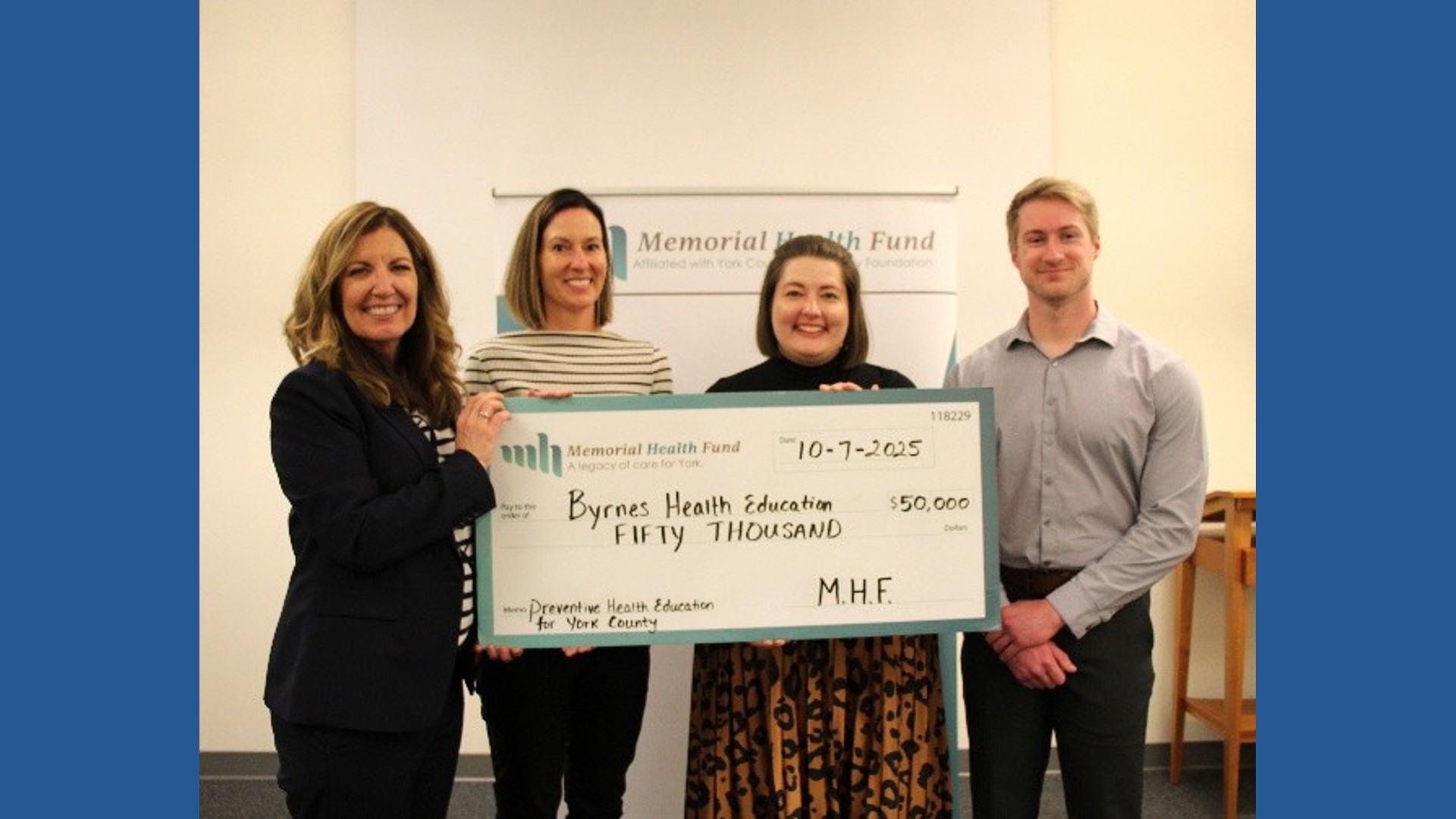 Memorial Health Fund awards $324K to eight York County nonprofits ...